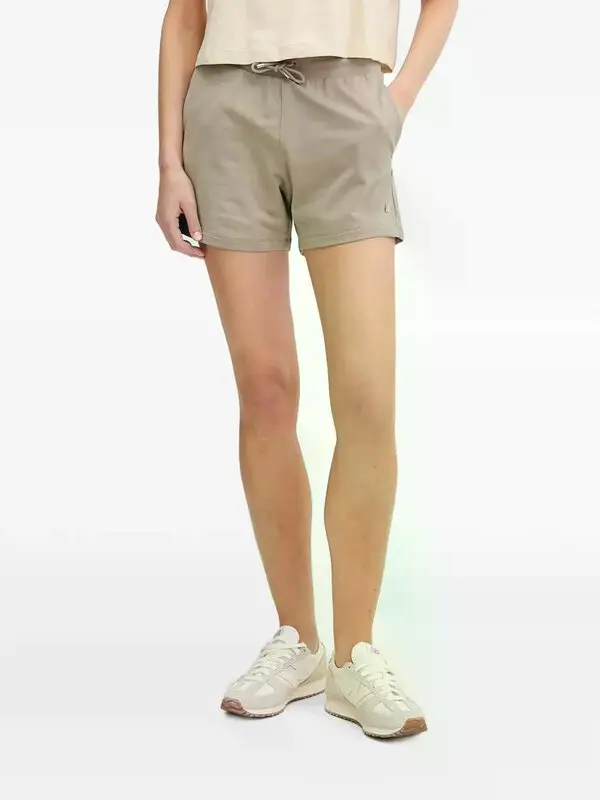 EA7 Logo Plaque Drawstring Shorts
