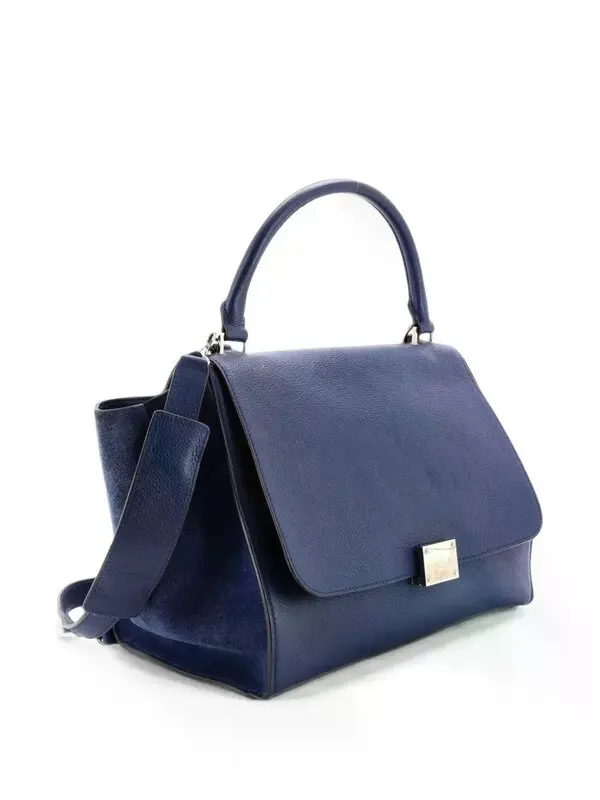 Celine Trapeze Bag Leather Medium Satchel