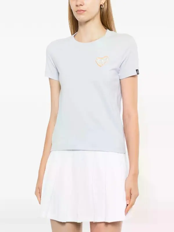 AGNES B. Logo Embroidered T-shirt