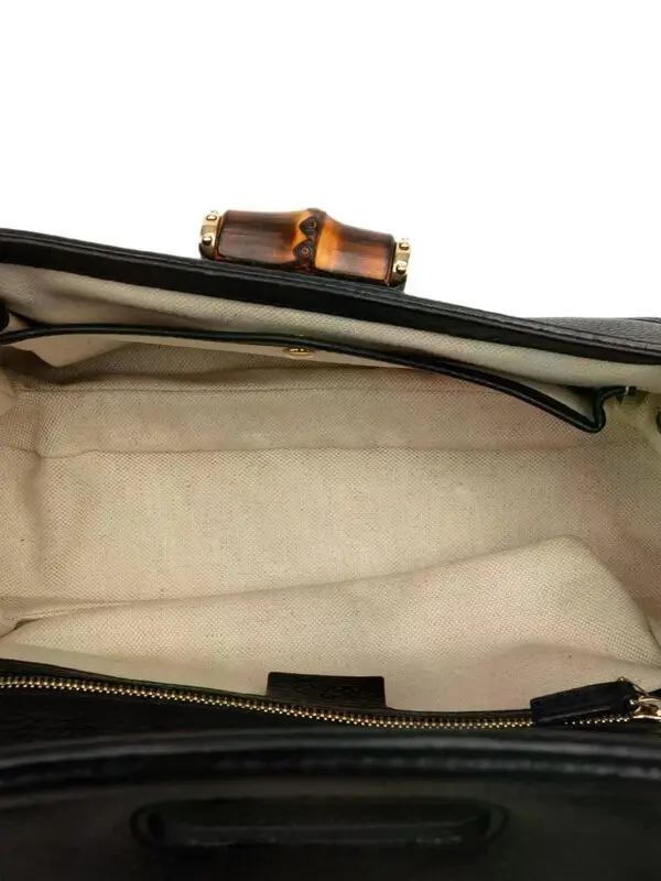 Gucci 2000-2015 Medium Calfskin New Bamboo Satchel