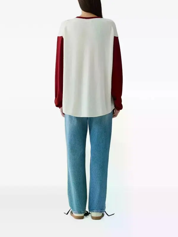 Guest In Residence Color-block Cashmere Sweater