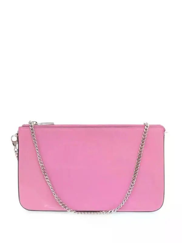 CHRISTIAN LOUBOUTIN 2010-2026 Patent Loubila Chain Shoulder Bag - Pink