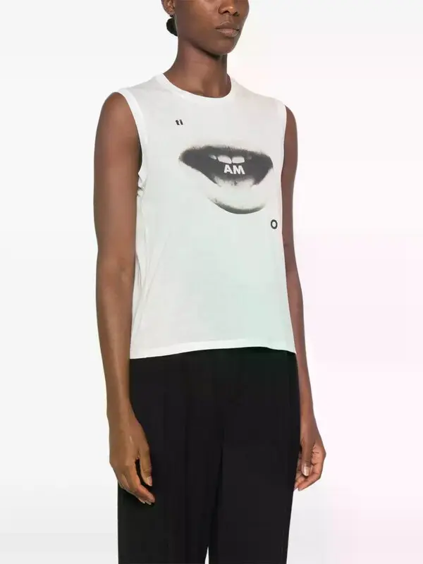 Fendi Graphic Print Sleeveless Top