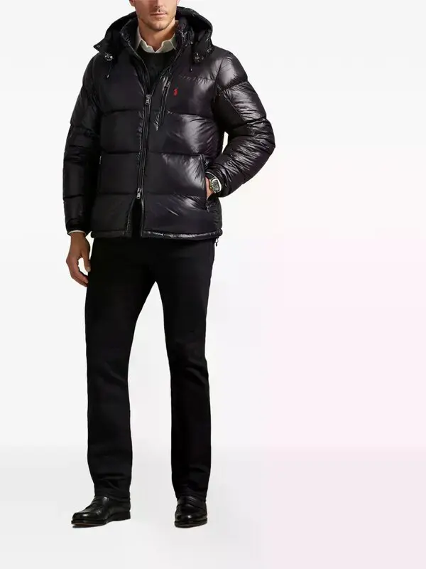 Polo Ralph Lauren The Gorham Glossed Hooded Down Jacket