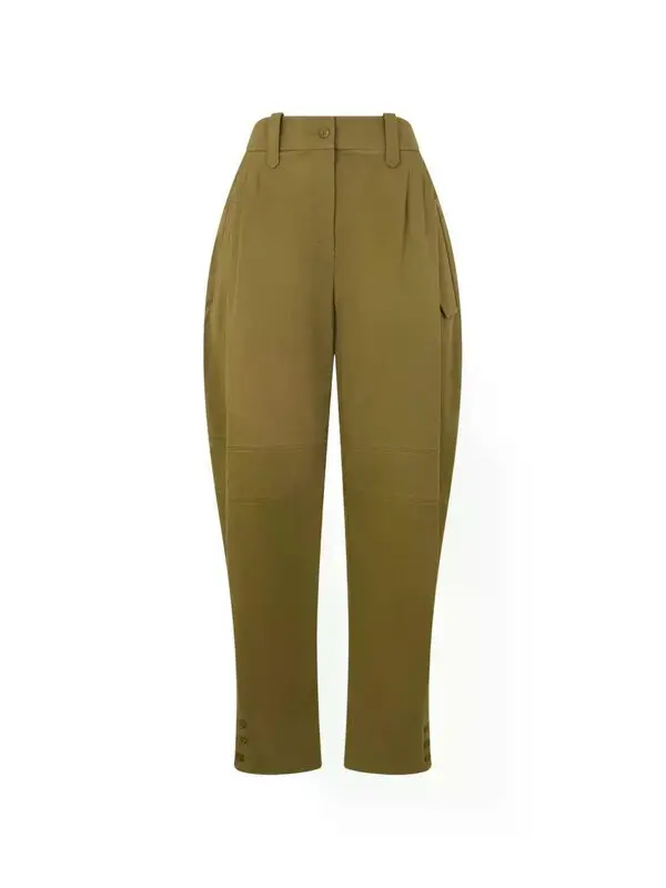 Alberta Ferretti Pleated Tapered Leg Trousers