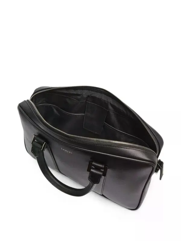 LANCEL Edgard Smooth-leather Laptop Bag