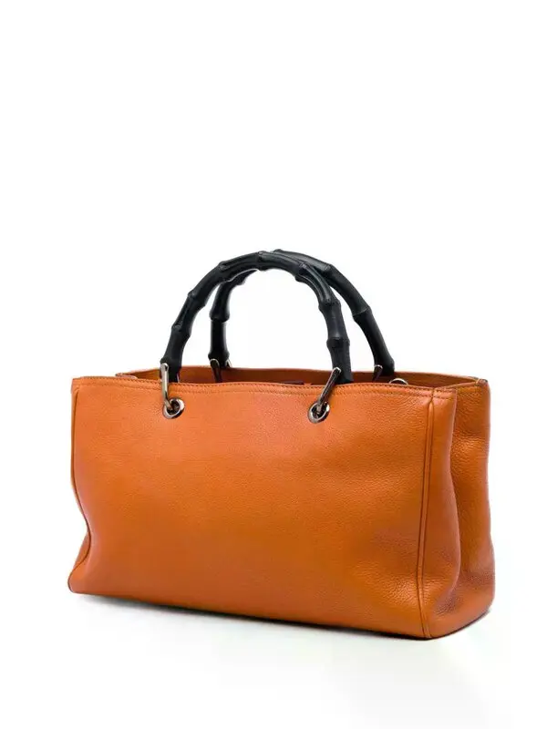Gucci 2016-2026 Medium Calfskin Bamboo Shopper Satchel