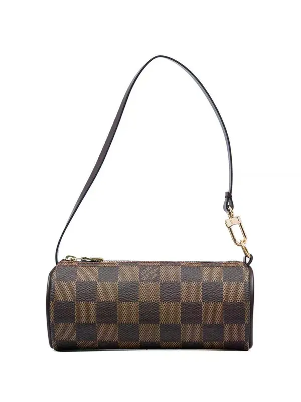 LOUIS VUITTON 1990-2000 Damier Ebene Papillon Pochette Handbag