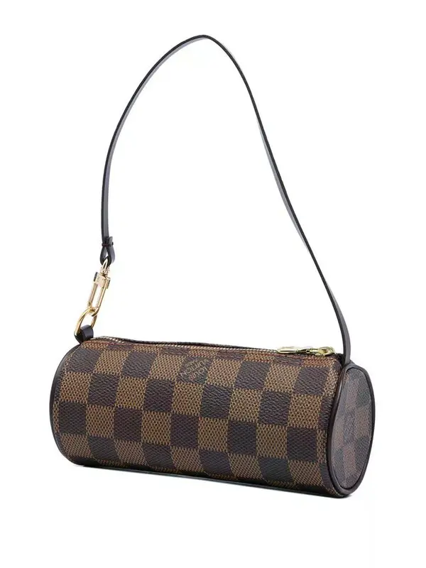 LOUIS VUITTON 1990-2000 Damier Ebene Papillon Pochette Handbag