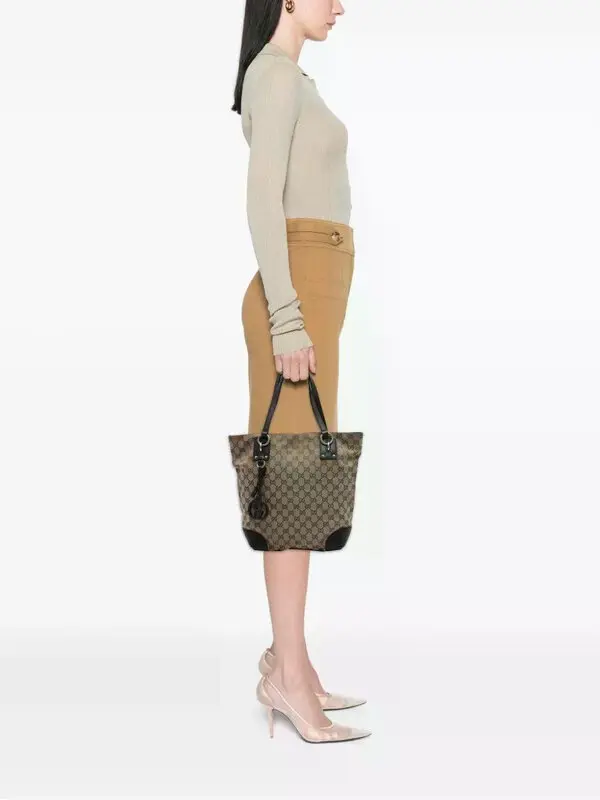 Gucci 2016-2026 Gg Canvas Gg Charm Tote Bag