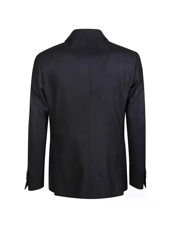 LARDINI Pinstripe Double-breasted Suit