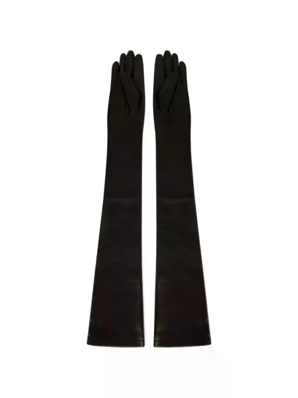 Alberta Ferretti Long Leather Gloves