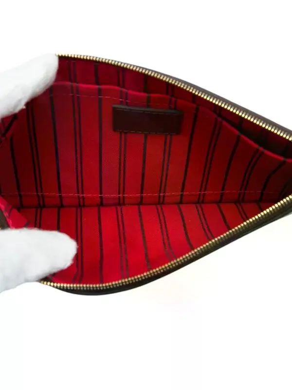LOUIS VUITTON Damier Ebene Neverfull Mm Pouch