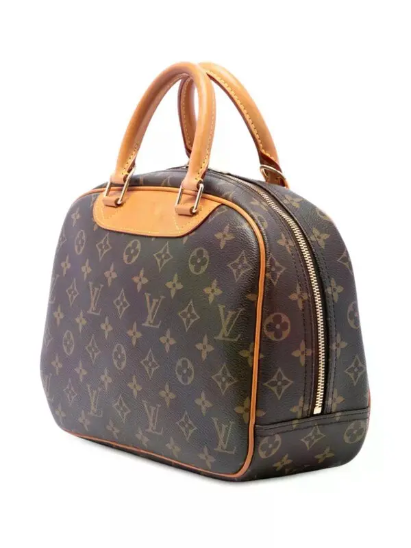 LOUIS VUITTON Monogram Trouville Handbag - Brown