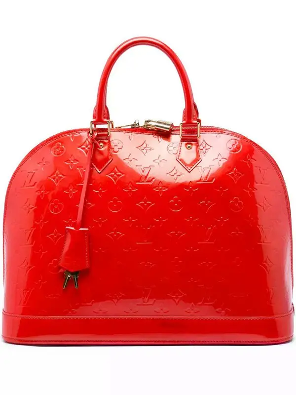 LOUIS VUITTON 2008 Monogram Vernis Alma Gm Handbag
