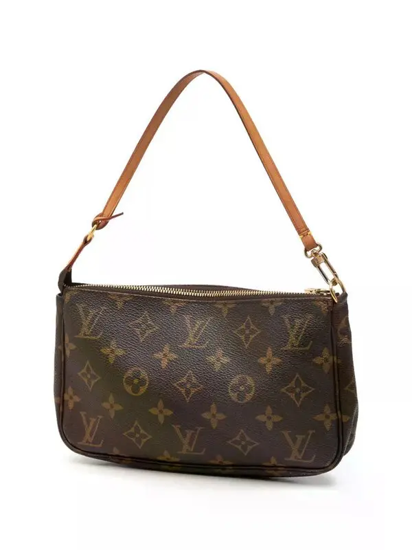 LOUIS VUITTON Monogram Pochette Accessoires Shoulder Bag - Brown