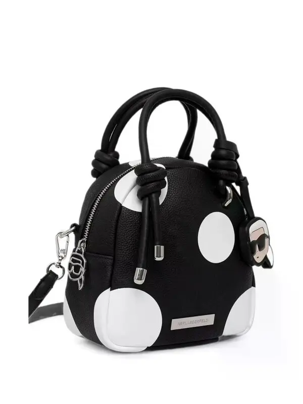 Karl Lagerfeld Ikon Polka-dot Tote Bag