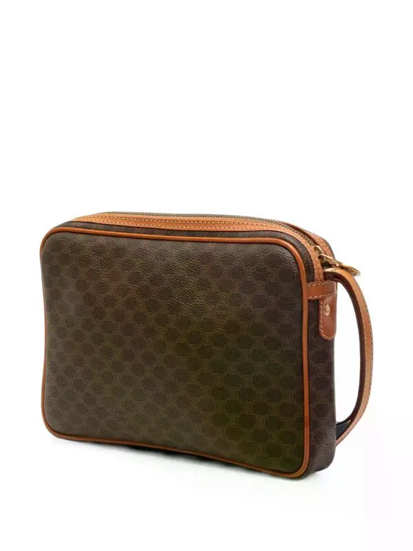 Celine Macadam Coated Canvas Clutch Bag