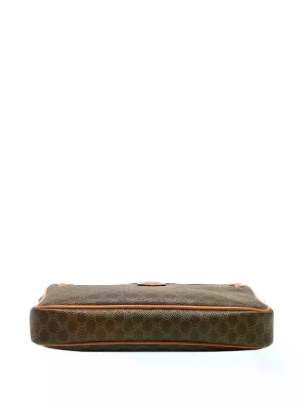 Celine Macadam Coated Canvas Clutch Bag
