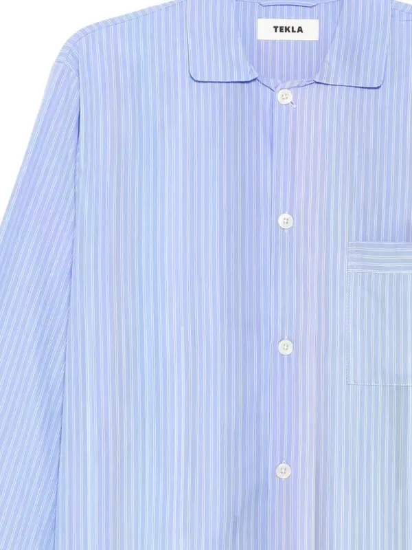 TEKLA Poplin Long-sleeved Shirt