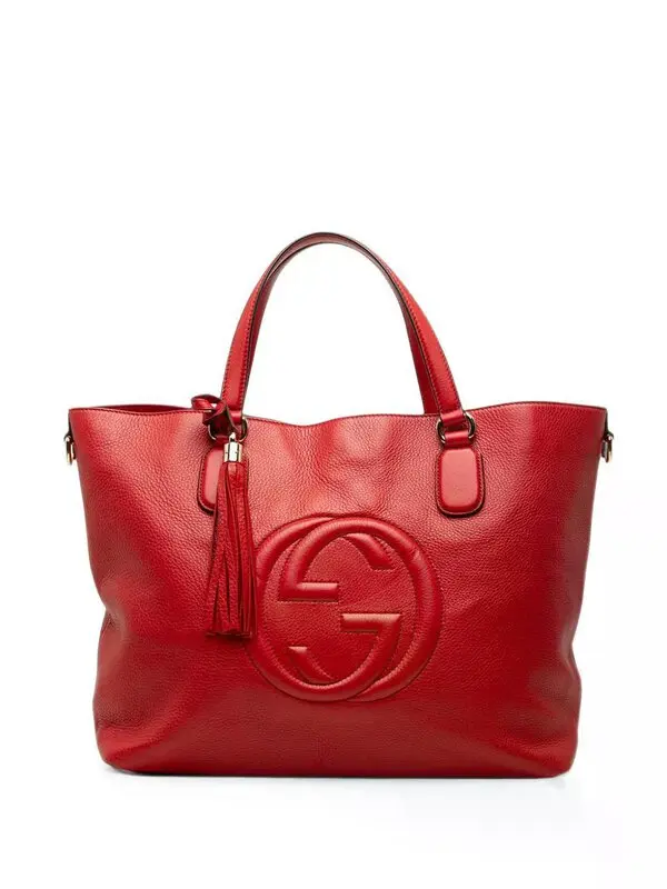 Gucci Soho Calfskin Working Tote Satchel