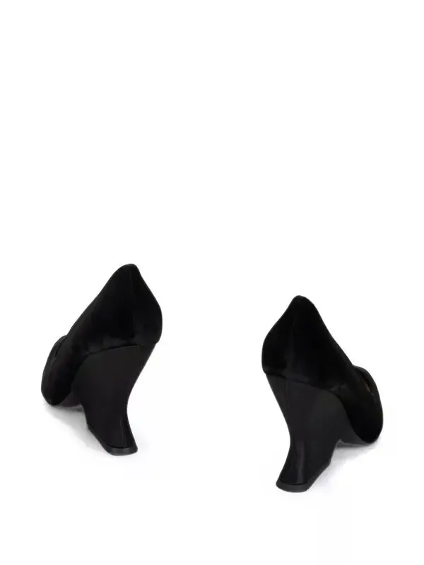 Alberta Ferretti Sculptural Geometric-heel Pumps