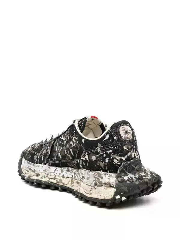 Mihara Yasuhiro Paint Splatter Lace-up Sneakers