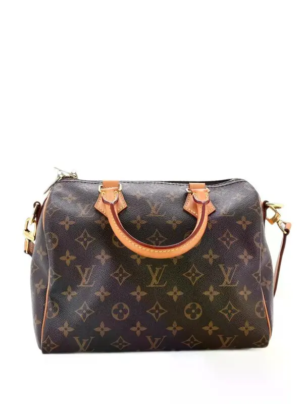 LOUIS VUITTON Speedy Bandouliere Bag Monogram Canvas 25 Satchel - Brown