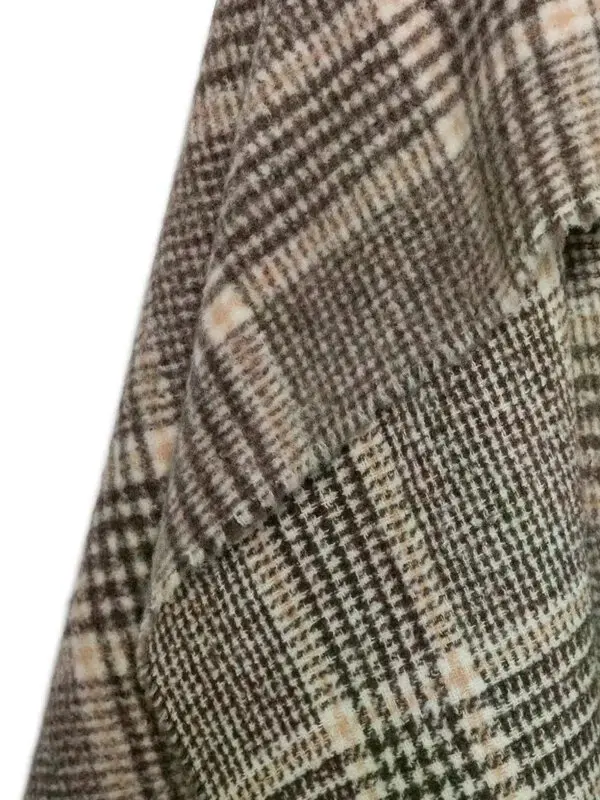 Destin Check Hooded Scarf