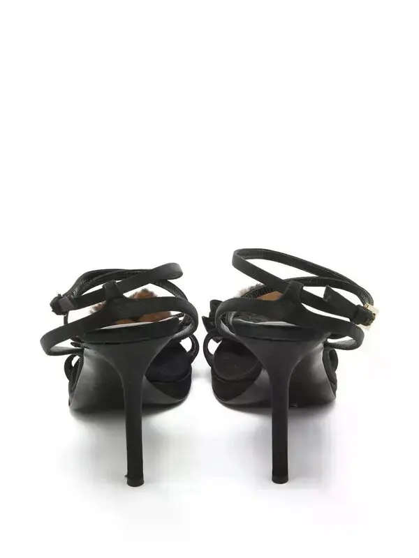 Valentino Garavani Pompom Embellished Stiletto Sandals