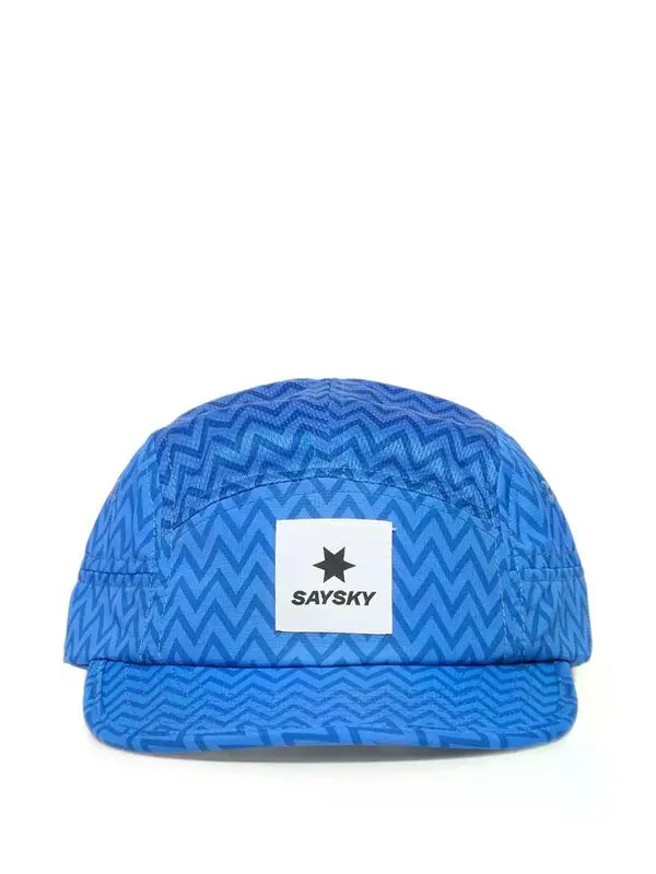 SAYSKY Combat Zigzag-print Cap - Blue