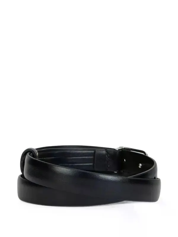 Alberta Ferretti Logo-buckle Leather Belt