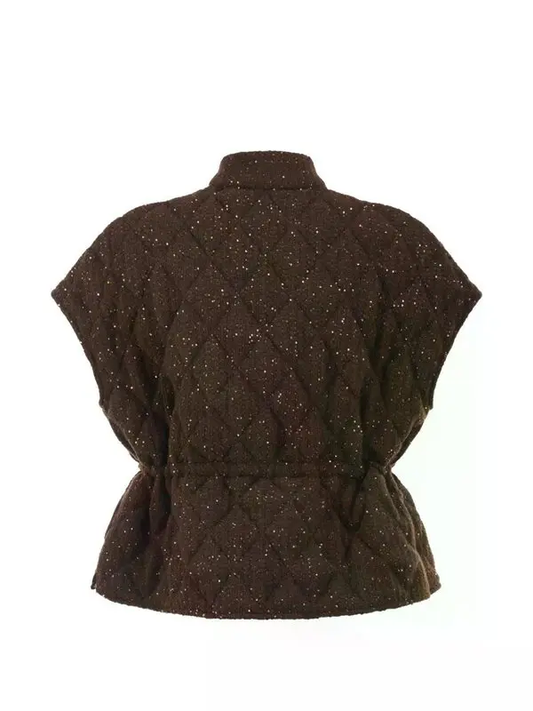 Fabiana Filippi Quilted Sequin Gilet
