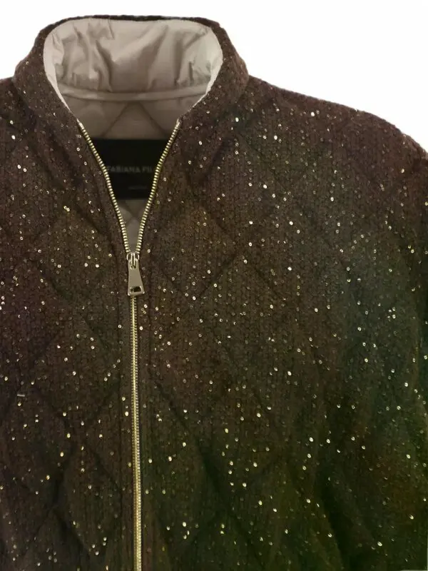 Fabiana Filippi Quilted Sequin Gilet