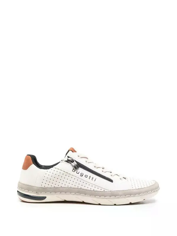 BUGATTI Perforated Side-zip Sneakers