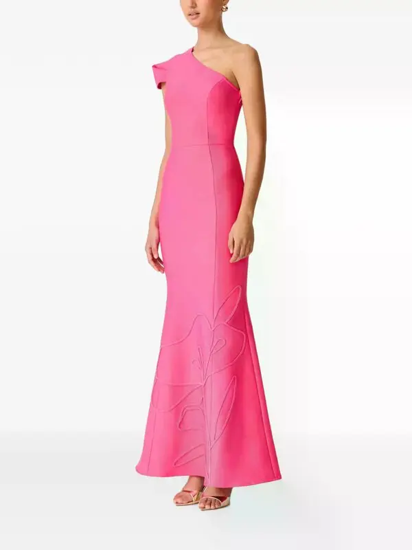 ELLIATT Opline Floral-embroidered Maxi Dress