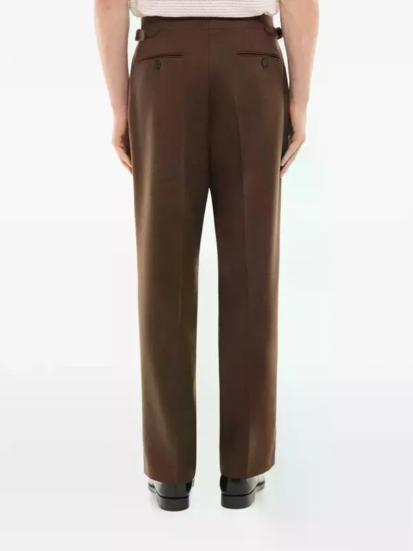 FURSAC Pleated Wide-leg Trousers
