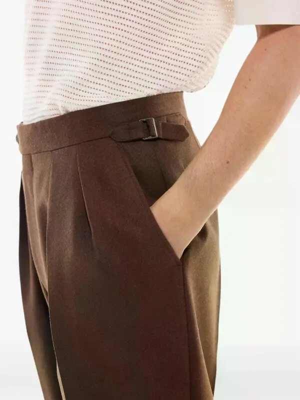 FURSAC Pleated Wide-leg Trousers