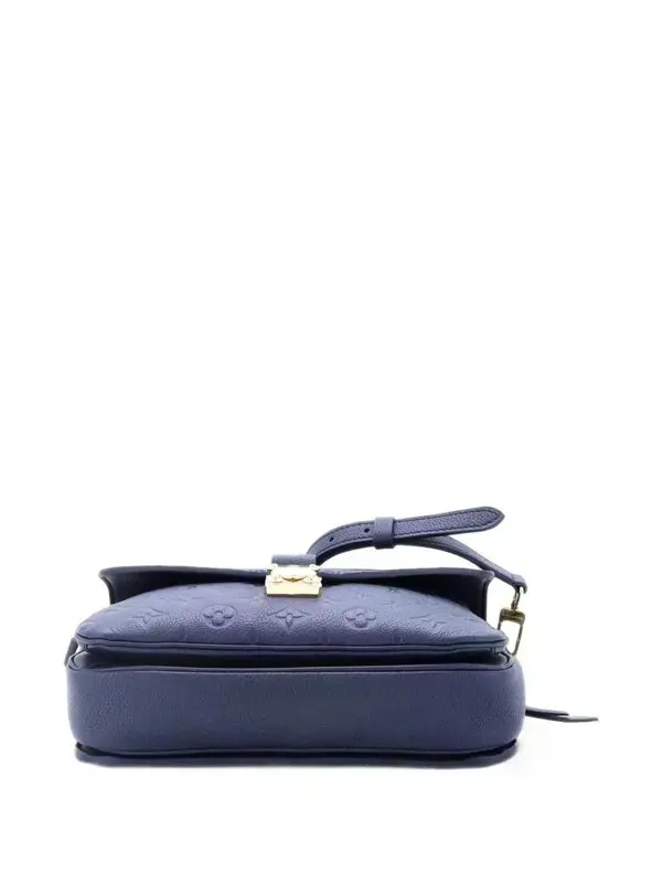 LOUIS VUITTON Pochette Metis Monogram Empreinte Leather Crossbody Bag