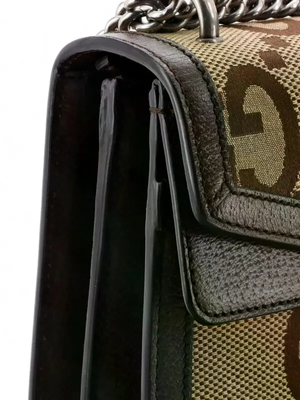 Gucci Dionysus Jumbo Gg Canvas Small Shoulder Bag