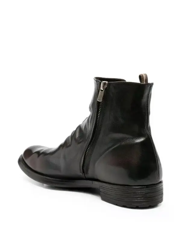 Officine Creative Hive Side-zip Leather Ankle Boots