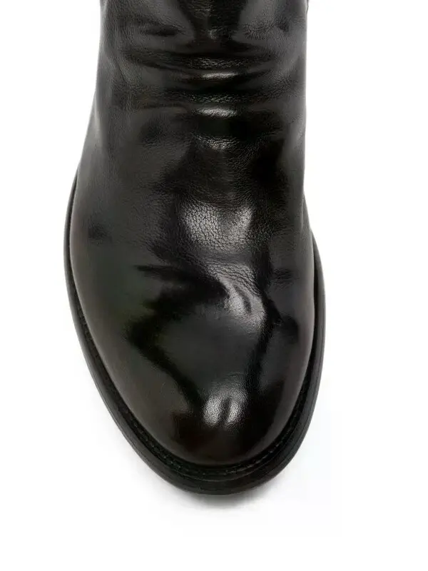 Officine Creative Hive Side-zip Leather Ankle Boots