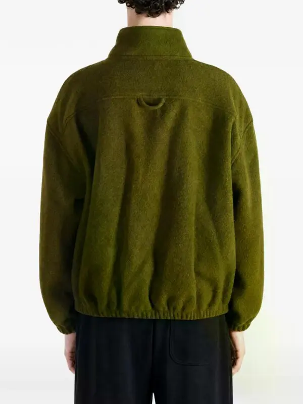 RIER Quarter-zip Fleece Sweatshirt - Green