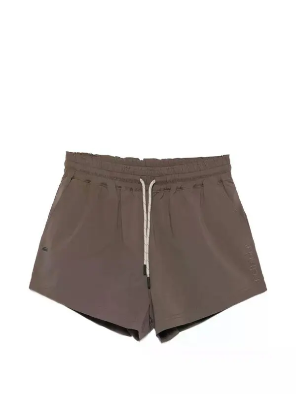 RETHINKIT STUDIOS Dark Drawstring Waist Shorts
