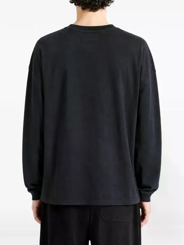 Vetements Slogan-print Long-sleeve T-shirt - Black