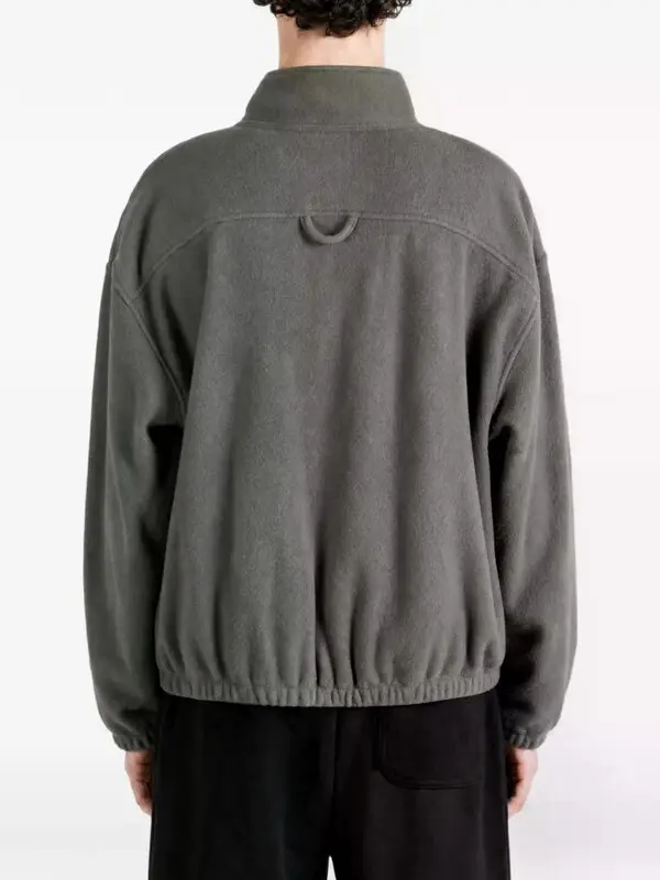 RIER Quarter-zip Fleece Sweatshirt - Grey
