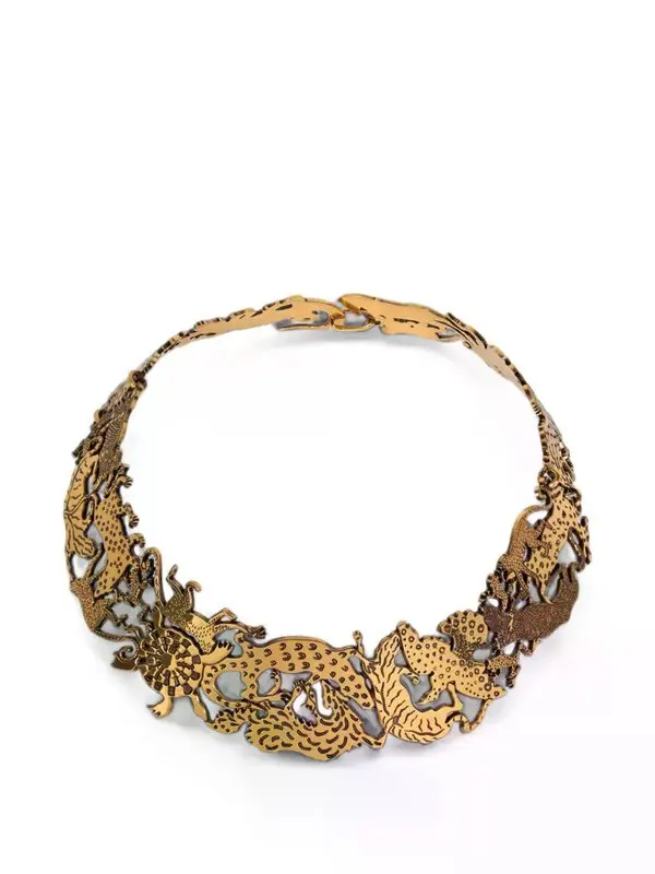 Etro Choker Necklace With Animals