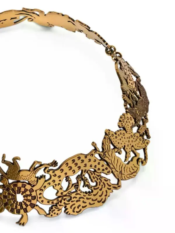 Etro Choker Necklace With Animals