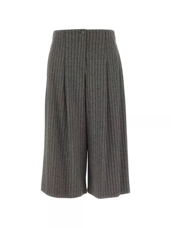 ELENA MIRÒ Knee-length Striped Shorts