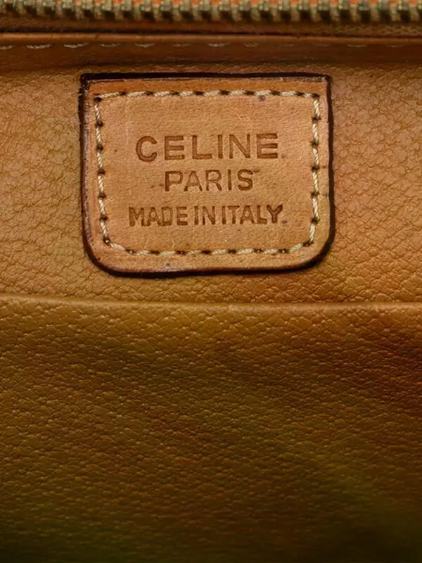 Celine Macadam Coated Canvas Pouch